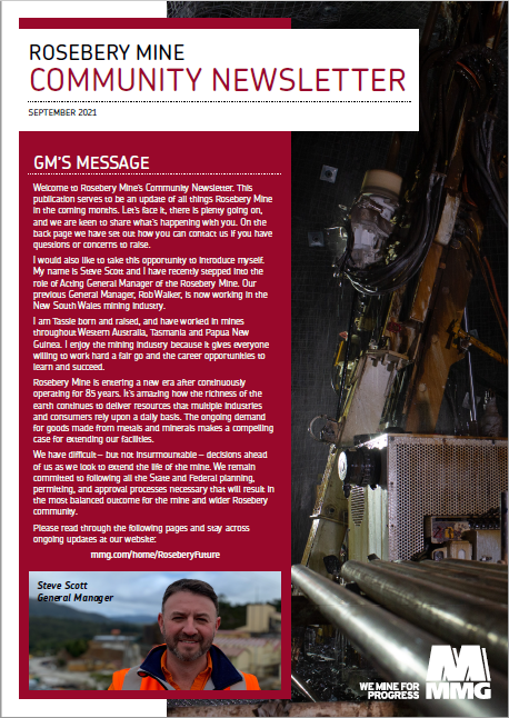 The future of Rosebery - MMG