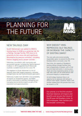 The future of Rosebery - MMG