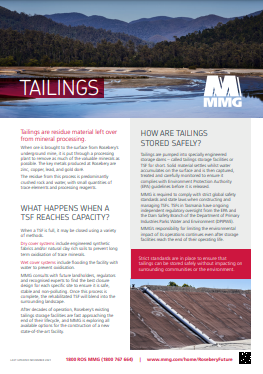 The future of Rosebery - MMG