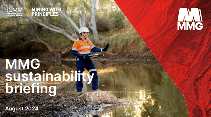 MMG 2024 Sustainability briefing - MMG